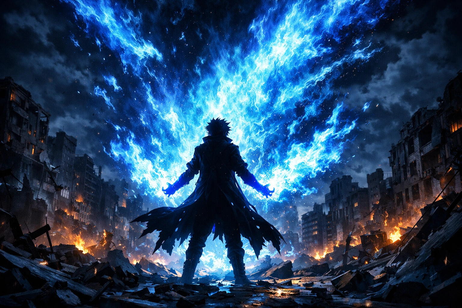 BLUE FLAME - MY HERO ACADEMIA - Aniviewer