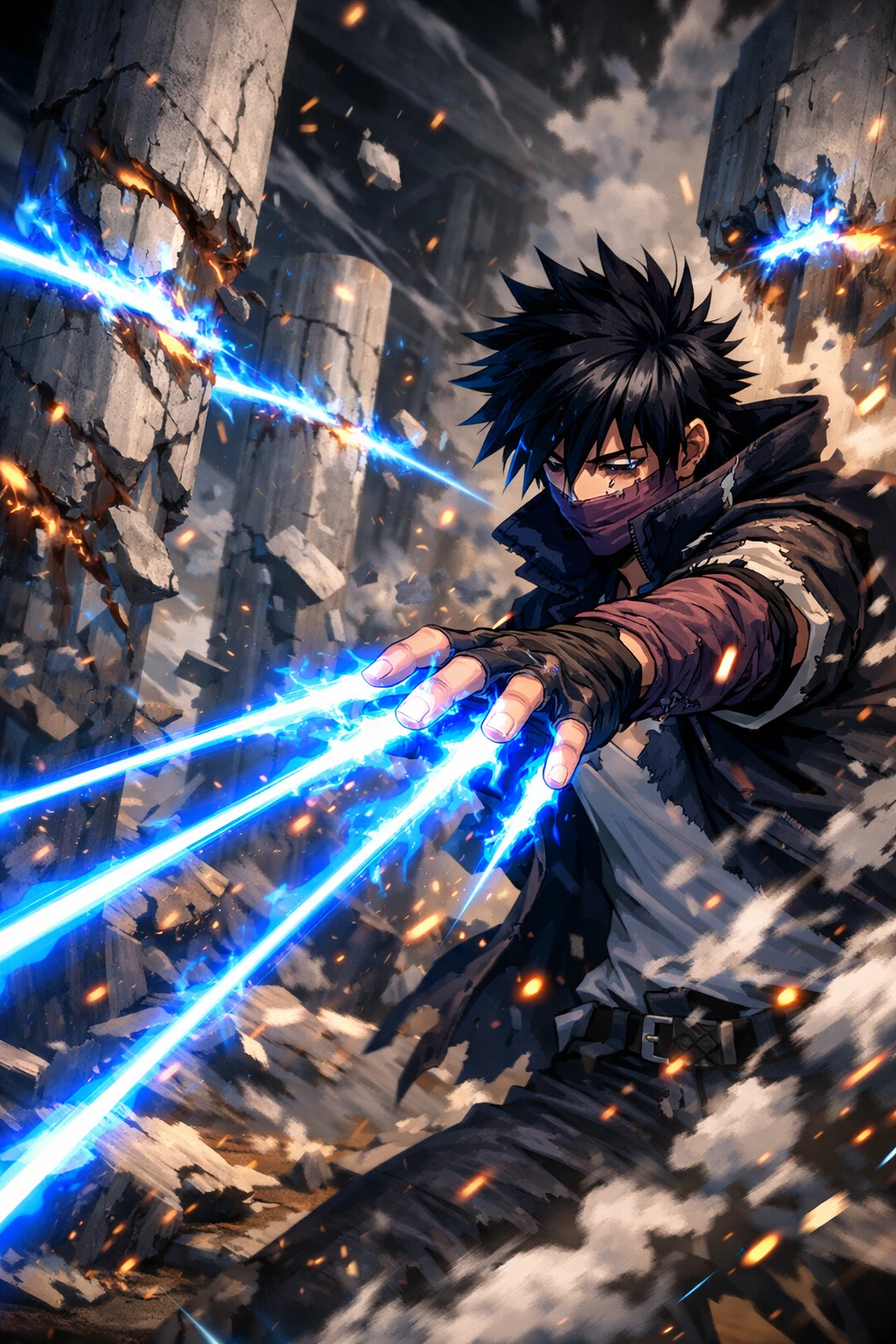 BLUE FLAME - MY HERO ACADEMIA - Aniviewer